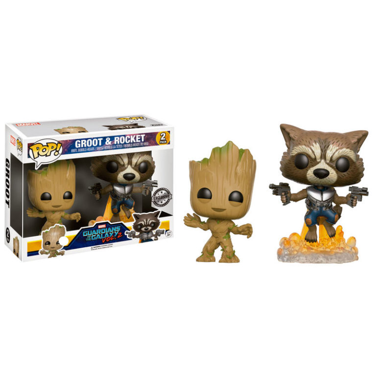 Funko Pop Groot y Rocket | Funko Tienda