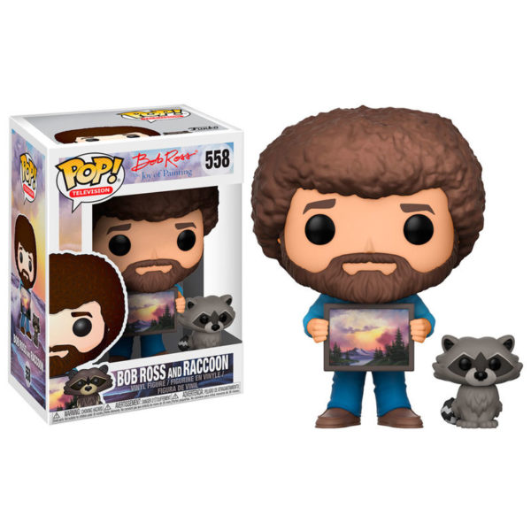 Funko Pop Bob Ross con Mapache | Funko Tienda