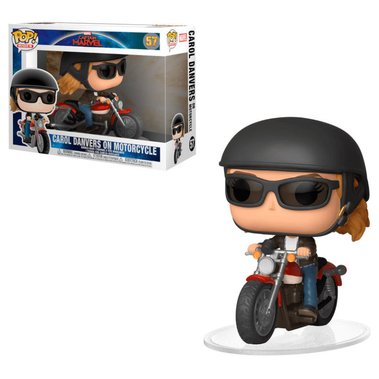 Funko Pop Carol Danvers en Moto | Funko Tienda