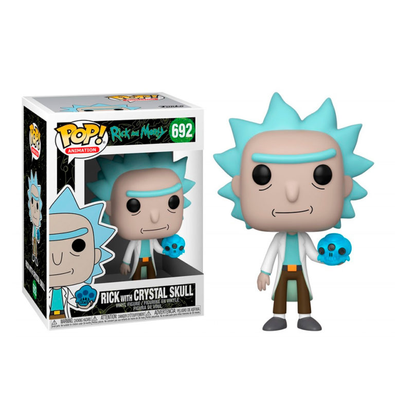 Funko Pop Rick with Crystal Skull | Funko Tienda