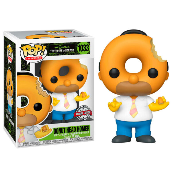 Funko Pop Donut Head Homer Exclusive | Funko Tienda