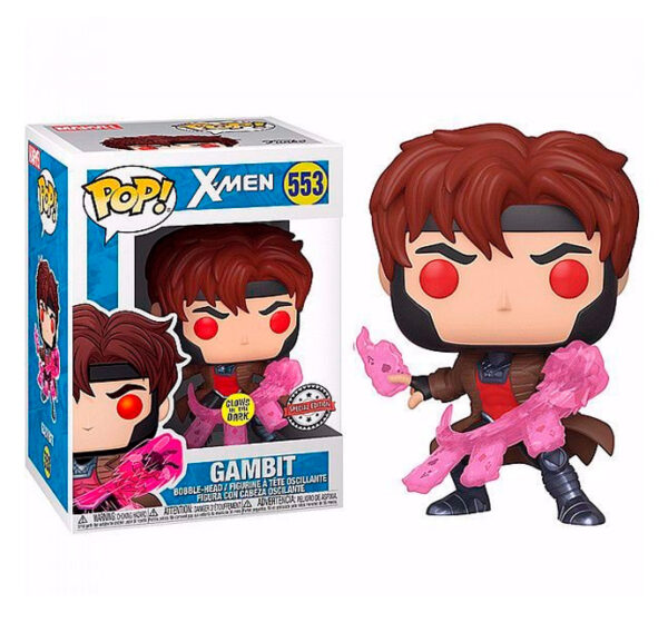 Funko Pop Gambito con Cartas (GITD) | Funko Tienda