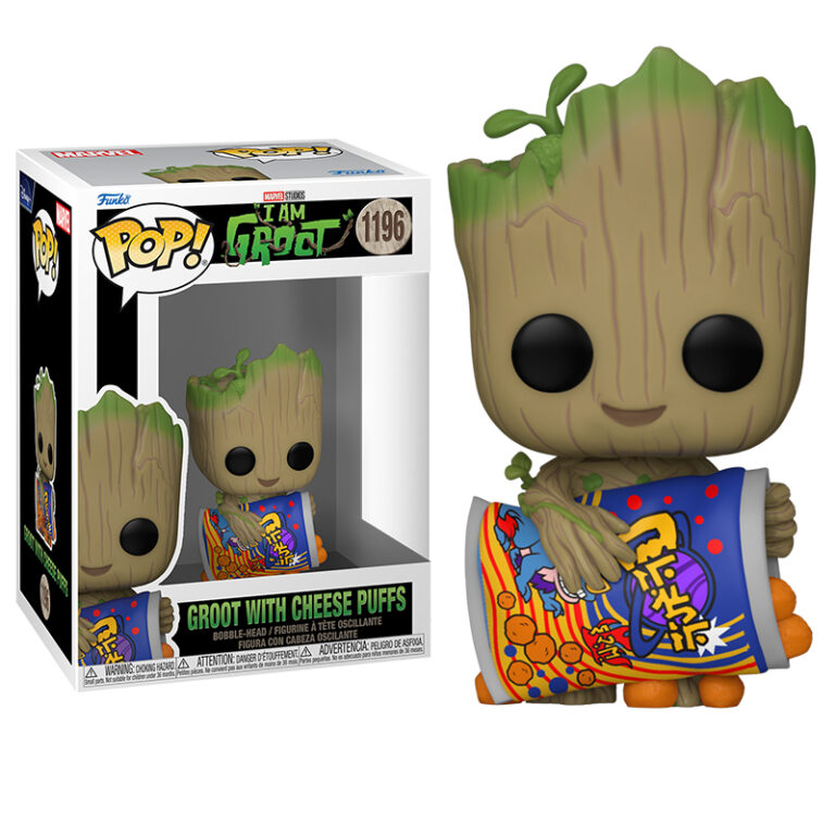 Funko Pop Groot with Cheese Puffs | Funko Tienda