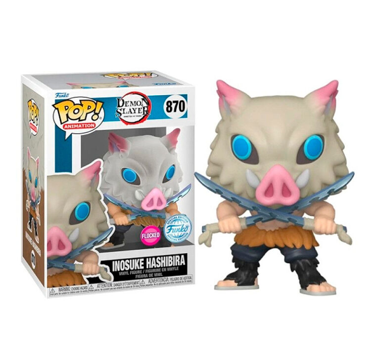 Funko Pop Inosuke Hashibira (Flocked) | Funko Tienda
