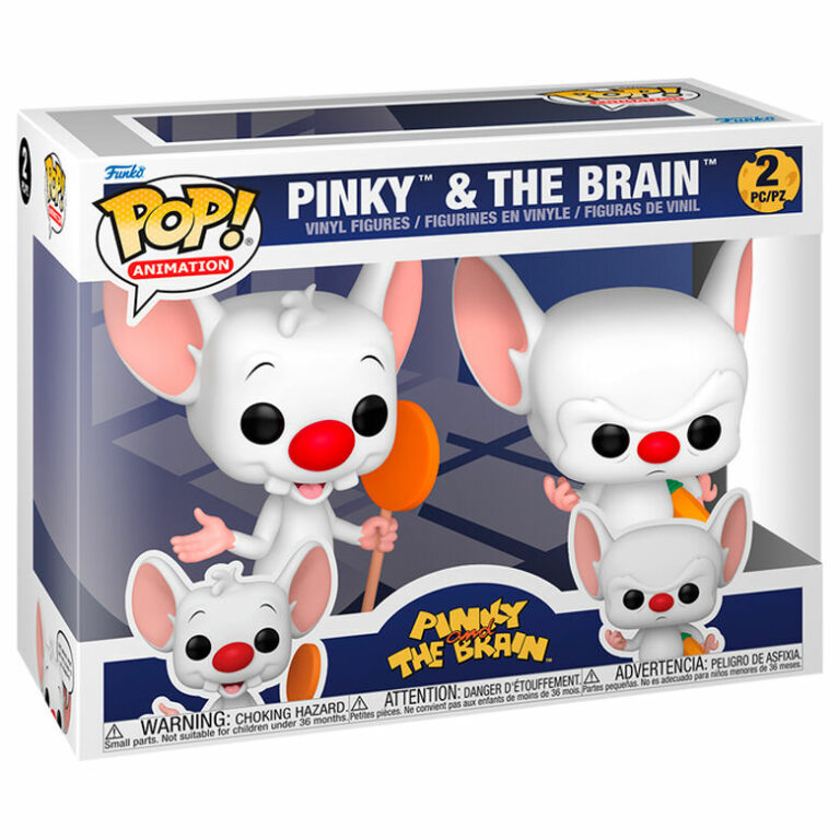 Blister 2 figuras POP Pinky & The Brain | Funko Tienda